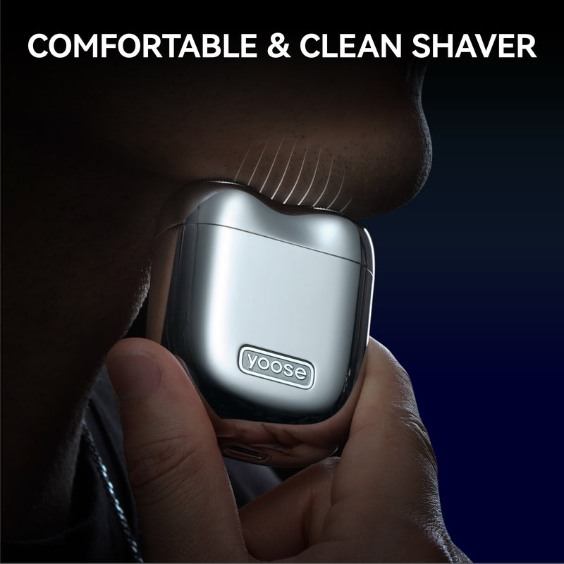 yoose Portable Alloy Mini Electric Shaver for Men,USB-C Travel & Gift ...